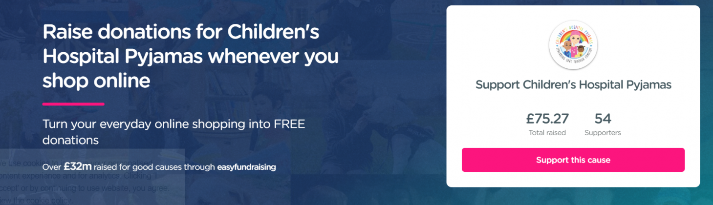 Jenny Grainger – In Memory – Children's Hospital Pyjamas